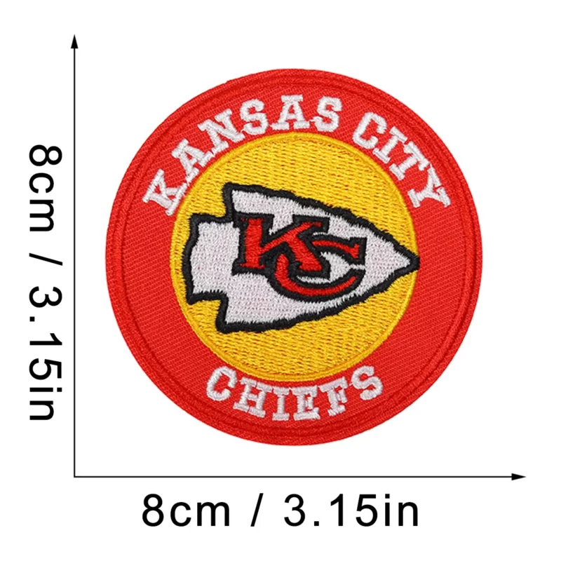Kansas City Chiefs Iron On Patches - Patchpick